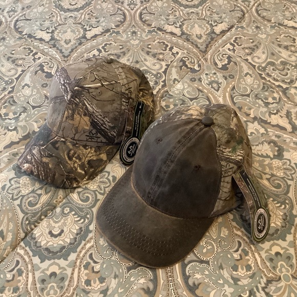 Realtree | Accessories | Nwt 2 Realtree Camouflage Hats Os | Poshmark